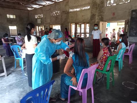 ပုလောမြို့နယ်၊ပလောက်မြို့၊ပြင်ဘုကြီးကျေးရွာအုပ်စုတွင်ကိုဗစ် ၁၉ ရောဂါ ကာကွယ်ဆေး ပထမ ဒုတိယ အကြိမ