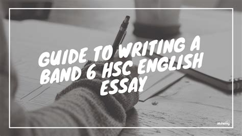 Guide To Writing A Band HSC English Essay Alchemy Tuition