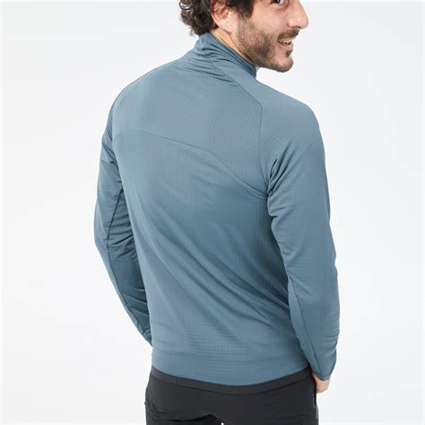 Mens Hiking Thin Fleece Jacket Mh520 Light Quechua Decathlon