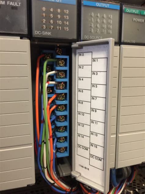 SLC 500 Digital Input Module Overview Status Lights And Replacement