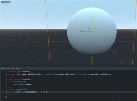 How To Get Mesh Dimensions In Shader For Normalizing Vertex Godot