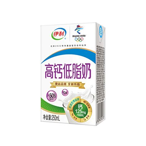 伊利高钙低脂奶250ml