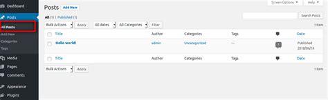 Creating A Website With Wordpress Part 2 Admin Panel Webmobtuts