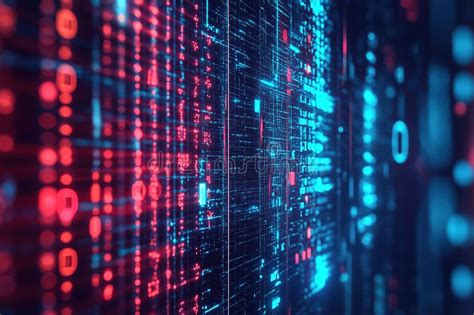 Colorful Abstract Digital Data Streams Flowing Across A Dark Background In A Modern Art Style