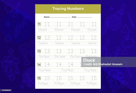 추적 번호 워크시트 아이들을위한 교육 워크 시트 번호를 배우십시오 0명에 대한 스톡 벡터 아트 및 기타 이미지 0명 개체 그룹 공부 Istock