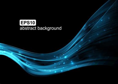 پس زمینه آینده نگر موج نور انتزاعی تصویر برداری 1683846