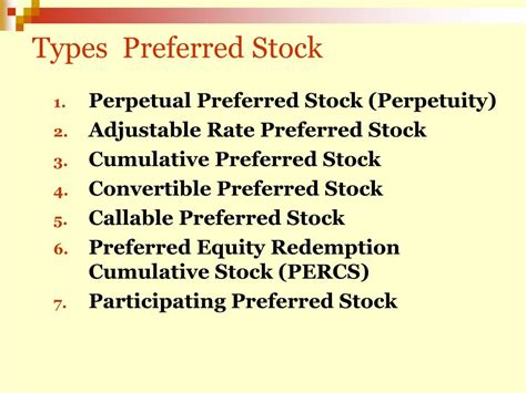 Ppt Preferred Stock Powerpoint Presentation Free Download Id