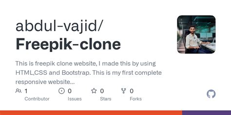 GitHub Abdul Vajid Freepik Clone This Is Freepik Clone Website I Made This By Using HTML CSS