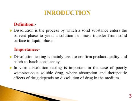A Seminar On Dissolution Media