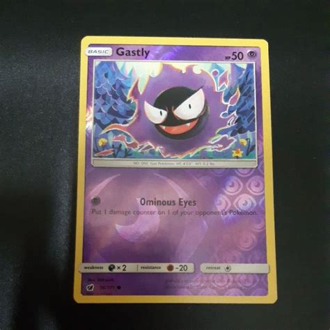 Pokemon Card Tcg Gastly 36 111 Reverse Holo 100 Original Pokemon