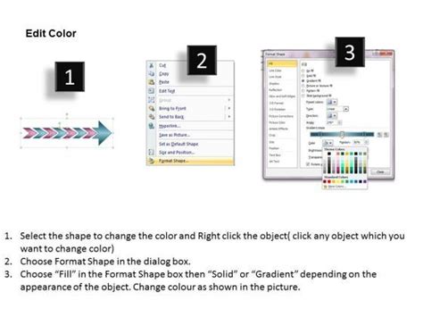 Continuous Arrow Process 7 Stages Flowchart Slides PowerPoint