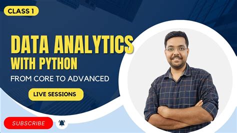 Class 1 Data Analytics For Beginners Live Sessions In English Full Course Youtube