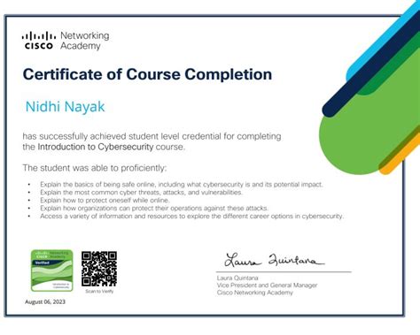 Nidhi Nayak On Linkedin Cisconetworkingacademy
