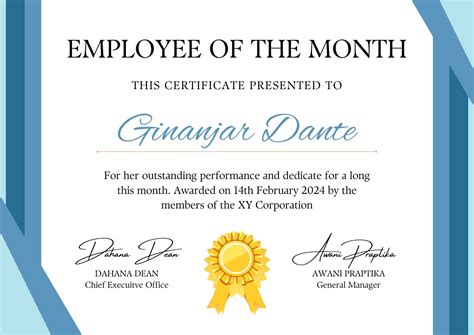 Employee Certificate Template
