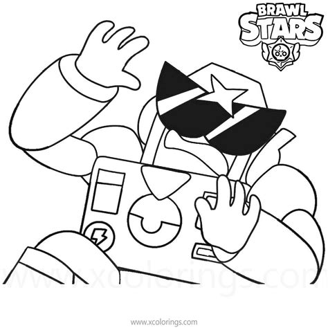 Surge Brawl Stars Coloring Pages Template XColorings Com