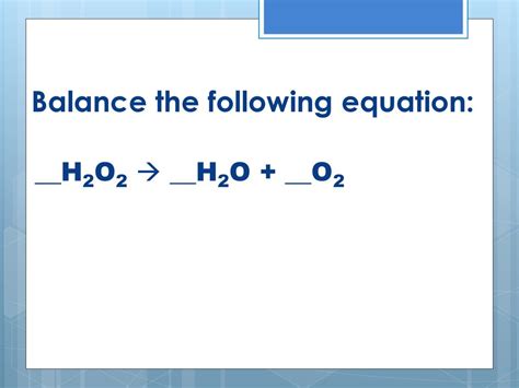 Law Of Conservation Of Mass Ppt Download