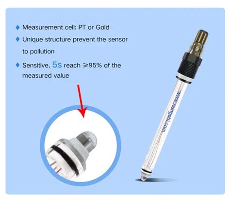Analytical Sensor Ph Electrode Probe Low Conductivity Ph Probe For Pure