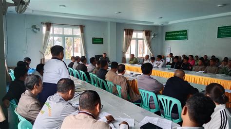 မိုင်းဆတ်မြို့၌ လွပ်လပ်ရေးနေ့အခမ်းအနား အောင်မြင်စွာကျင်းပနိုင်ရေး လုပ်ငန်းညှိနှိုင်းအစည်းအဝေး က