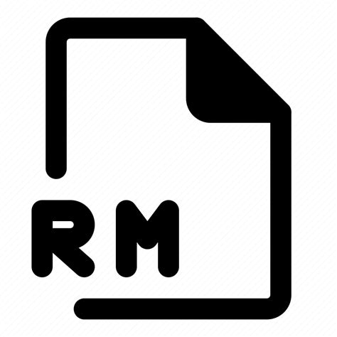 Rm File Format Document Extension Icon Download On Iconfinder