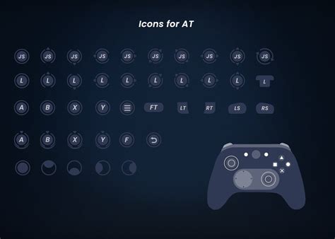 Game Controller Icon Pack 2 Styles X 11 Controllers Keyboardmouse