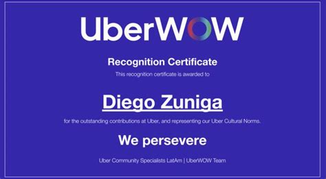 Diego Zuniga On Linkedin Uber Team Uberwow