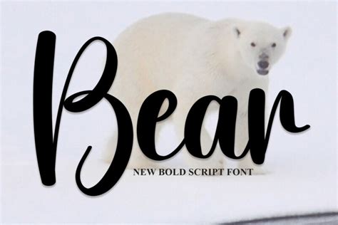 Bear Script Font Download Free Font