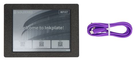 Inkplate 6 With Case Enclosure And Battery E Paper 6‘ 800x600px