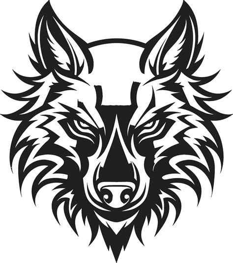 Prowling Timberwolf Insignia Striped Alpha Icon 32357027 Vector Art At Vecteezy