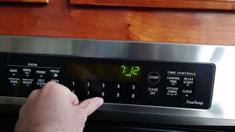 How To Set The Clock On A Ge Gas Stove At Thomas Lujan Blog