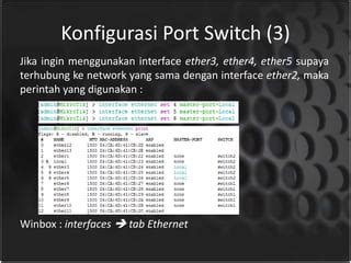 Modul Basic Configuration Mikrotik I PPTX