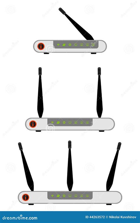 Wireless ADSL Router Icon Stock Vector Illustration Of Firewall