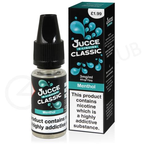 Menthol E Liquid By Jucce Classic