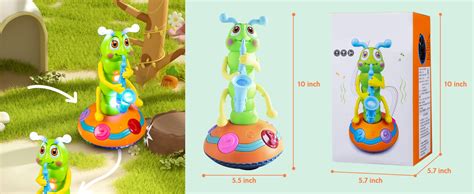 Dancing Saxophone Caterpillar Electric Dancing Singing Caterpillar