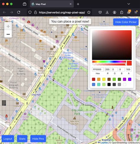 Map Pixel An Rplace Fullstack Clone