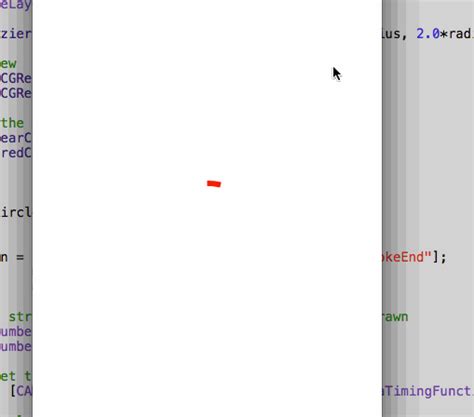 Iphone How To Make Round Animation In Ios Stack Overflow