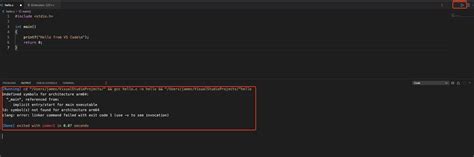 Code C In Vs Code Error Ld Symbol Apple Developer Forums