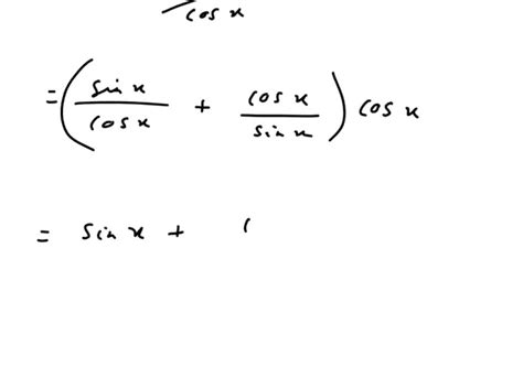 SOLVED Simplify The Trigonometric Expression Below By Writing The Simplified Form In Terms Of