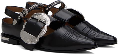 Toga Pulla Ssense Exclusive Black Ballerina Flats Toga Pulla