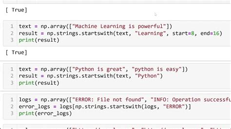 Day 26 Numpy Interview Questions Numpy Startswith Endswith Strings Datascience In