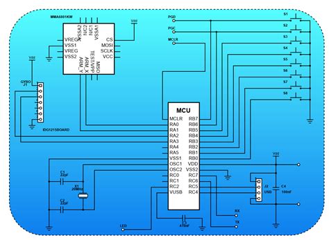 Scheme It Accelerometer Controlled Usb Gamepad Digikey