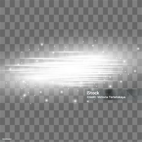 추상흰색 레이저 빔 검은 색 배경에 투명 하게 격리 벡터 일러스트레이션조명 효과투광등 지향성 0명에 대한 스톡 벡터 아트 및 기타 이미지 Istock