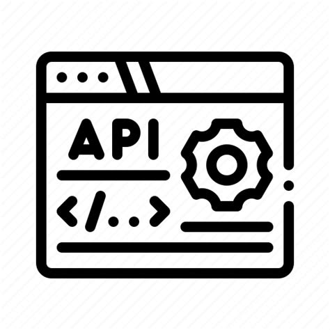 Web Management Api Digital Software Technology Development Icon