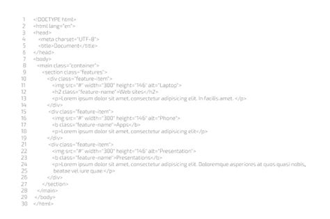 Situs Web Kode Html Coding Konsep Pemrograman Ilustrasi Vektor Ilustrasi Stok Unduh Gambar