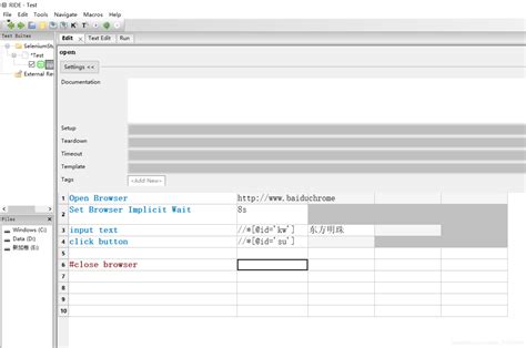 Robotframework的selenium自动化测试pip Install U Robotframework