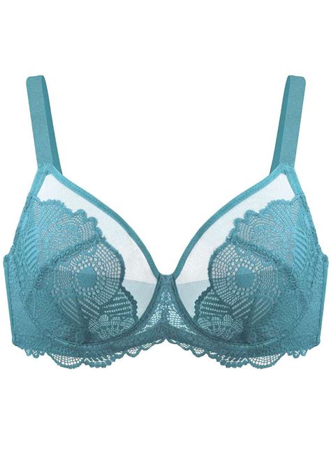Hsia Lantana Sexy Lace Bra Unlined Balconette Non Padded Bra