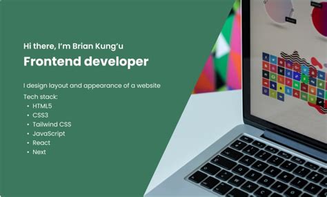 Do Simple Creative Unique Modern Frontend Designs By Briankungu Fiverr