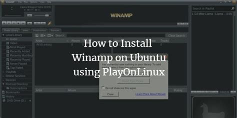How To Install Winamp On Ubuntu Using Playonlinux Vitux