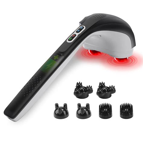 Snailax Cordless Handheld Back Massager With Heat Deep Tissue