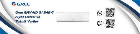 Gree Gmv Nd G B4b T Fiyat Listesi Salt Mühendislik