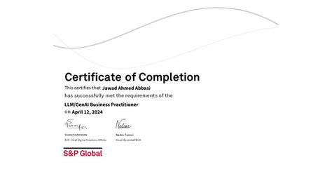 Jawad Ahmed Abbasi On Linkedin Llmgenai Business Practitioner • Jawad